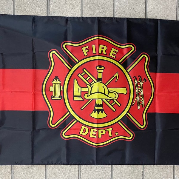Chicago Fire Department Flag - Etsy