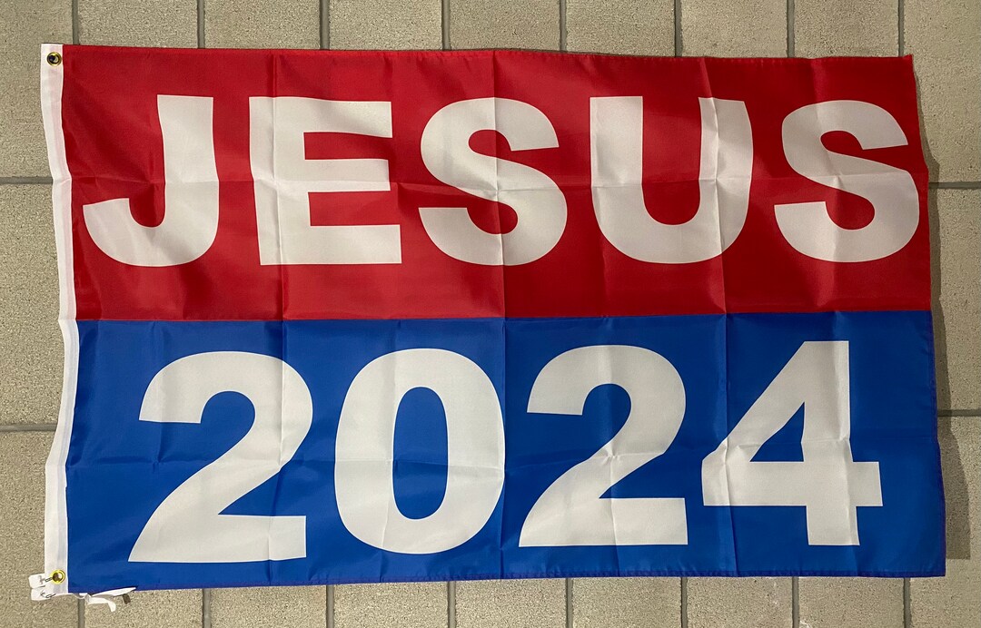 Jesus 2024 Flag FREE SHIP Our Only Hope President Freedom Savior Lord ...
