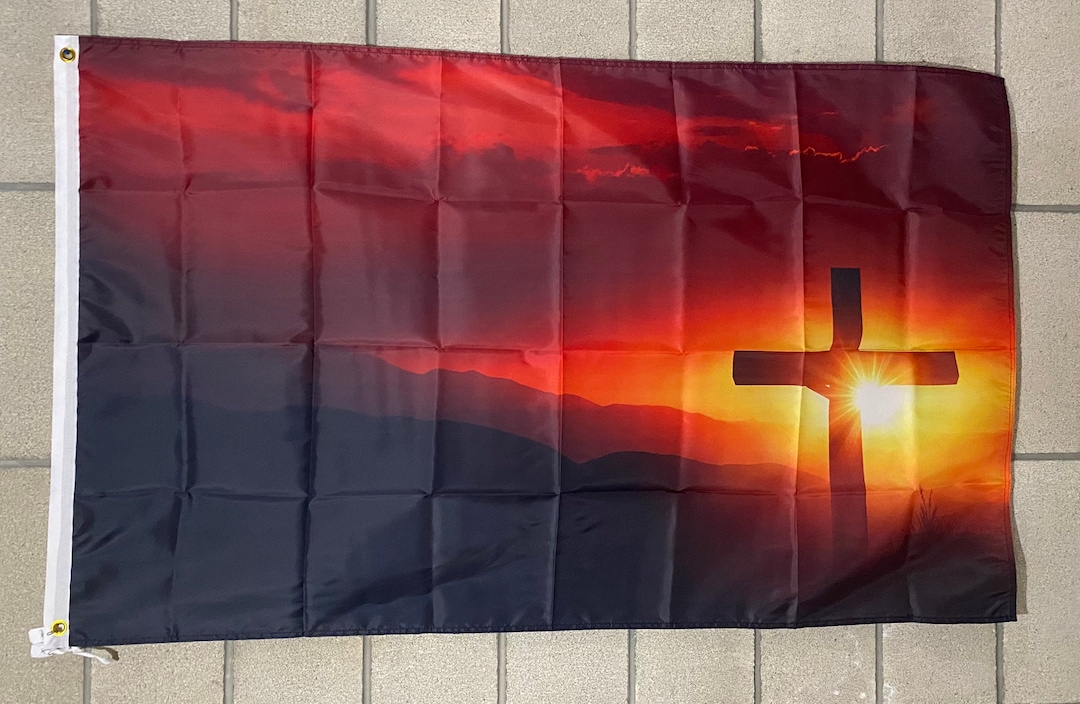 Faith Jesus Cross Flag FREE SHIP Freedom Jesus Savior Lord God Save ...