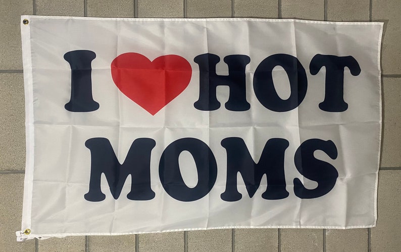 I Love Hot Moms Flag Free Usa Shipping Girls Beer Fun Republican Party