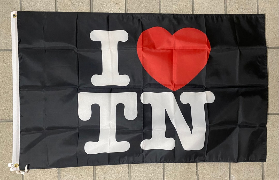 I Love Tennessee Flag FREE SHIP Dominate Motivate Work Hard Heart Home ...
