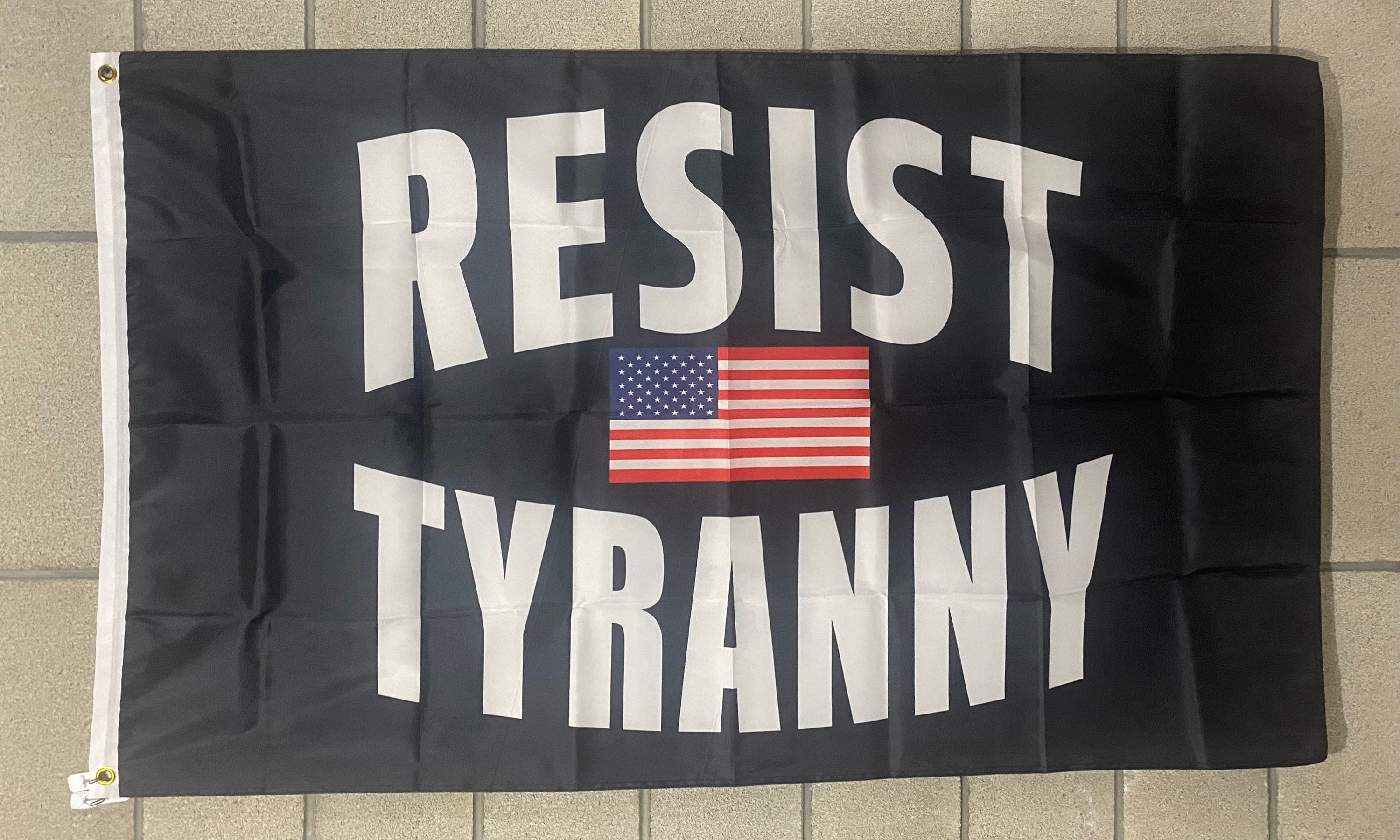 Resist Tyranny Flag FREE SHIP 2024 President Donald Trump Save America ...