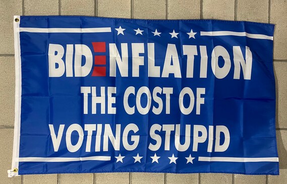 Bidenflation Inflation Flag FREE SHIP Dems Suck Desantis Trump - Etsy