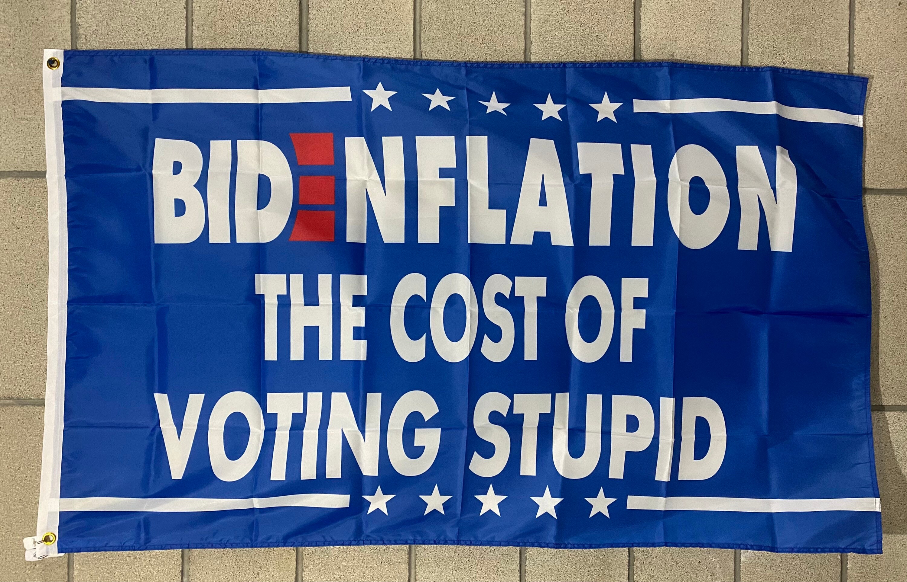 Bidenflation Inflation Flag FREE SHIP Dems Suck Desantis Trump ...