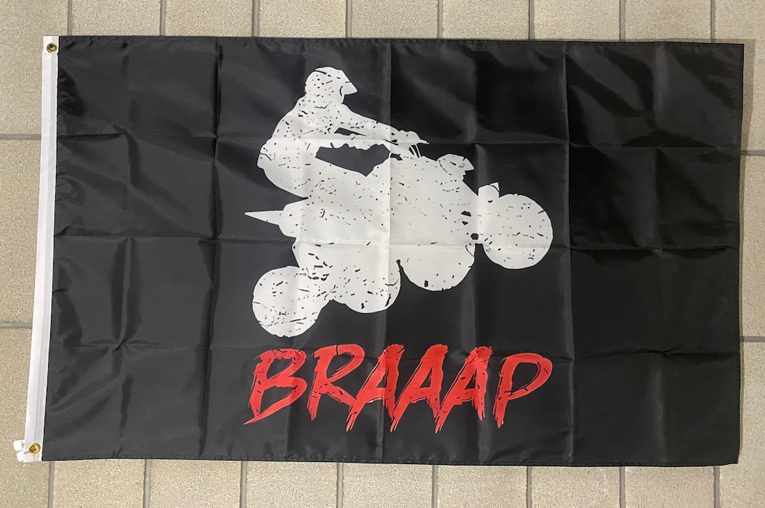 Quad Life Flag FREE SHIP Beer ATV Off-road Man Cave Braap Rave ...