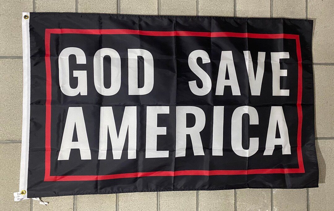 God Save America Flag FREE SHIP Freedom Jesus Savior Lord Save America ...