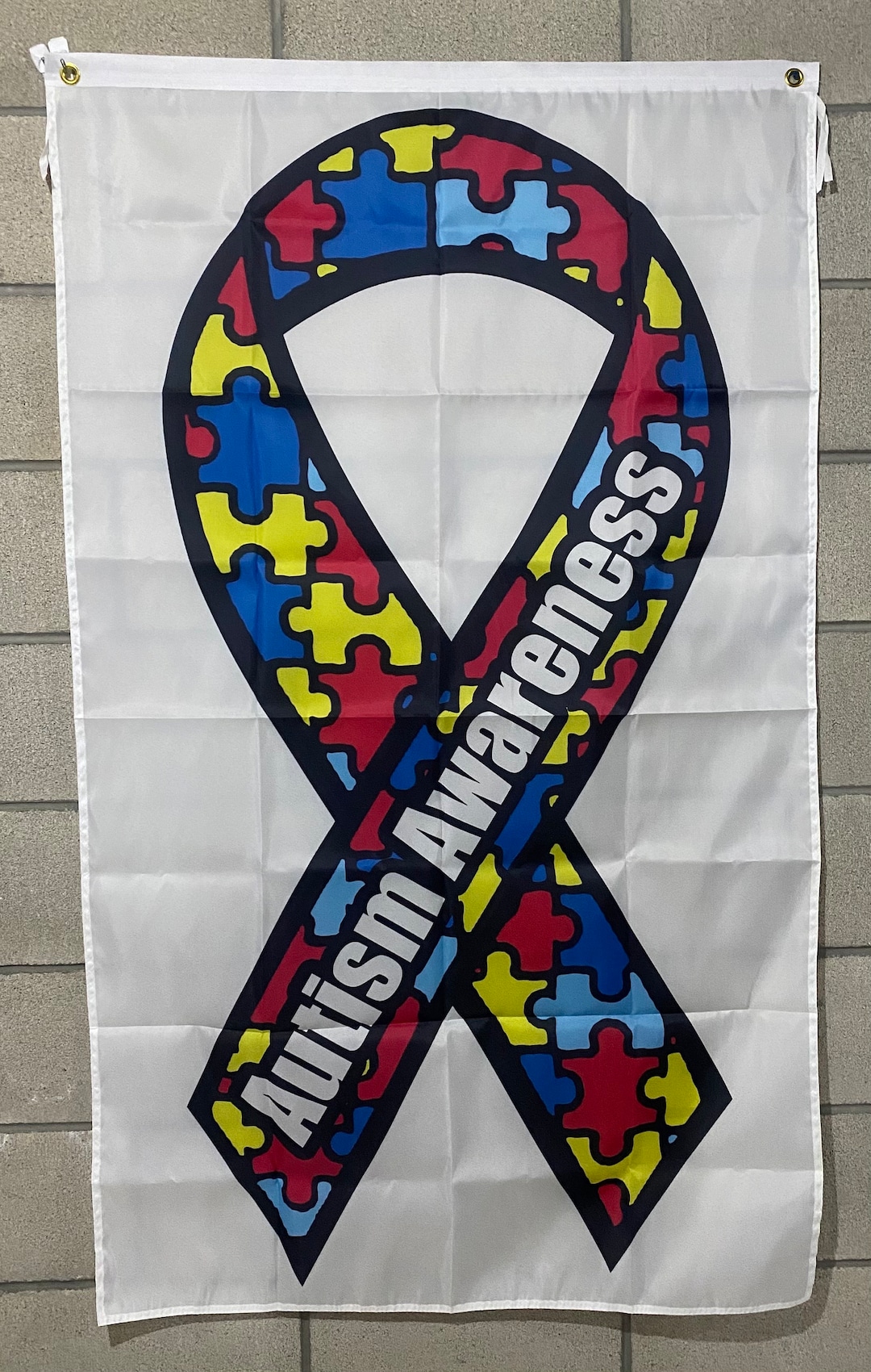 Autism Awareness Flag FREE SHIP Show Support Spectrum Funtion ...