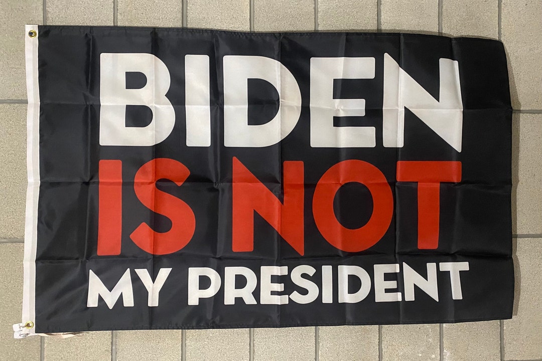Joe Biden is Not My President Flag FREE SHIP Ron Desantis Trump Florida ...