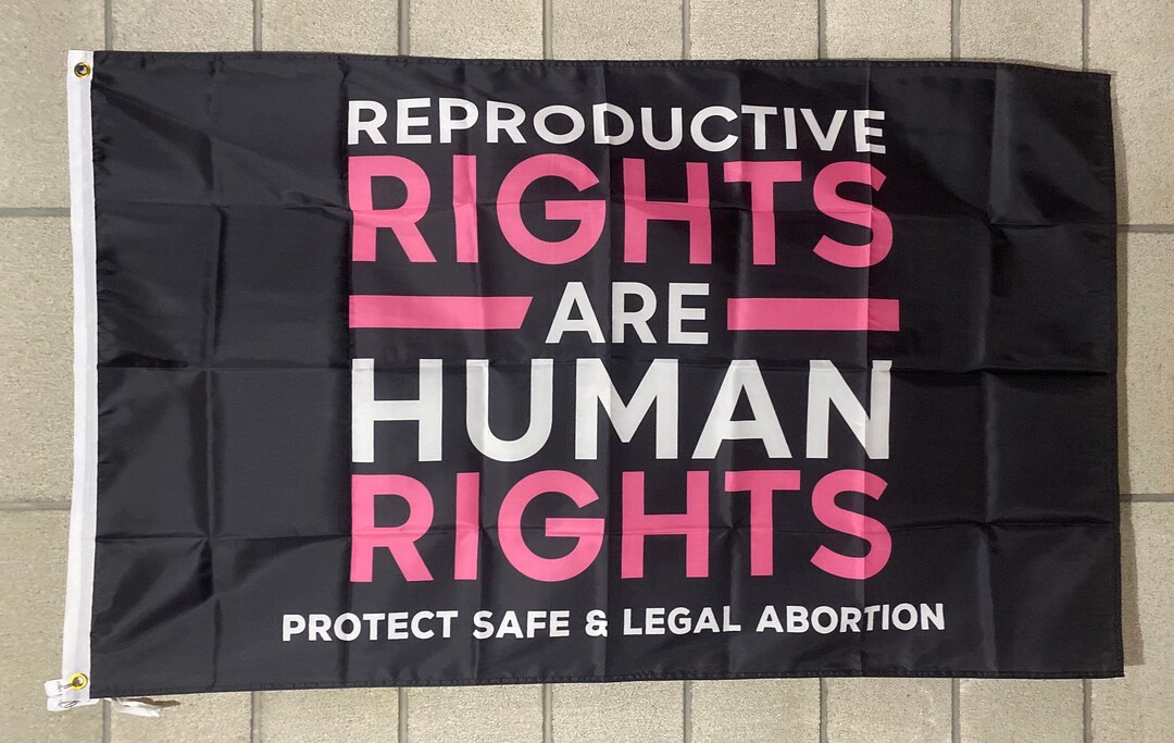 Reproductive Rights Human Rights Flag FREE SHIP Pink Roe V Wade Stand ...