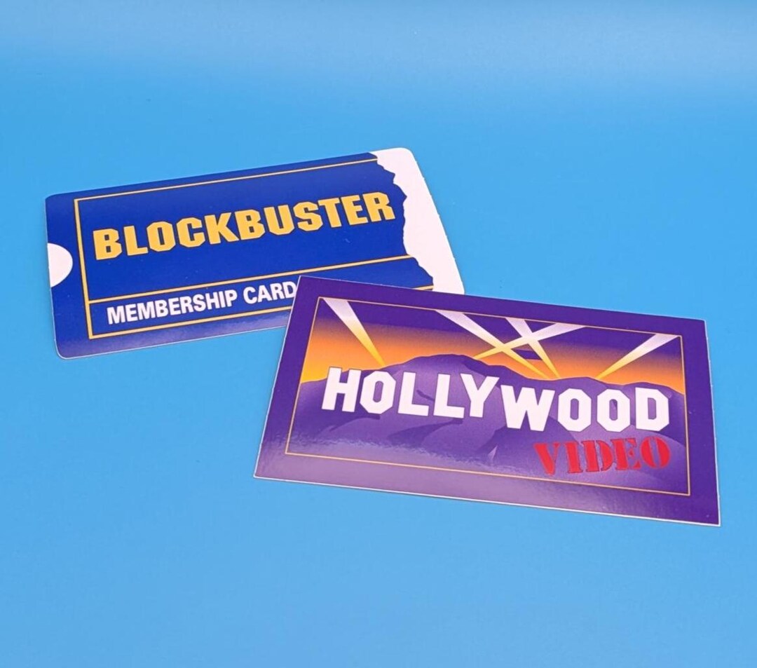 Retro Video Store Stickers | Blockbuster & Hollywood Video Nostalgia ...