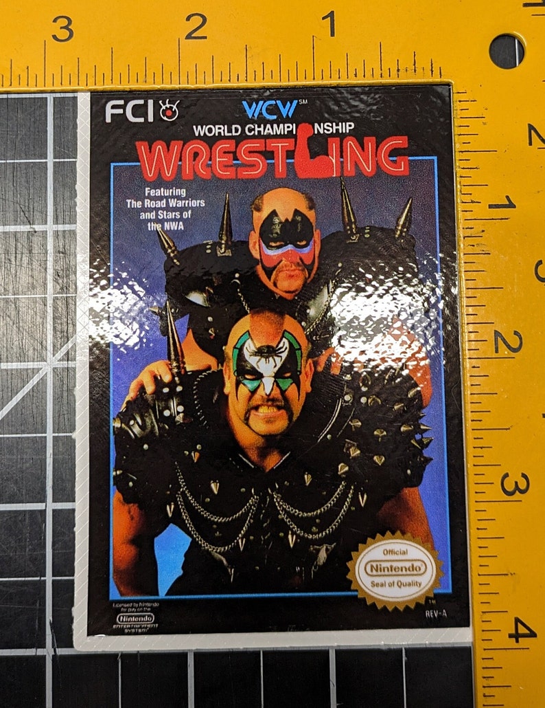 NES Wrestling Decal Stickers - Etsy