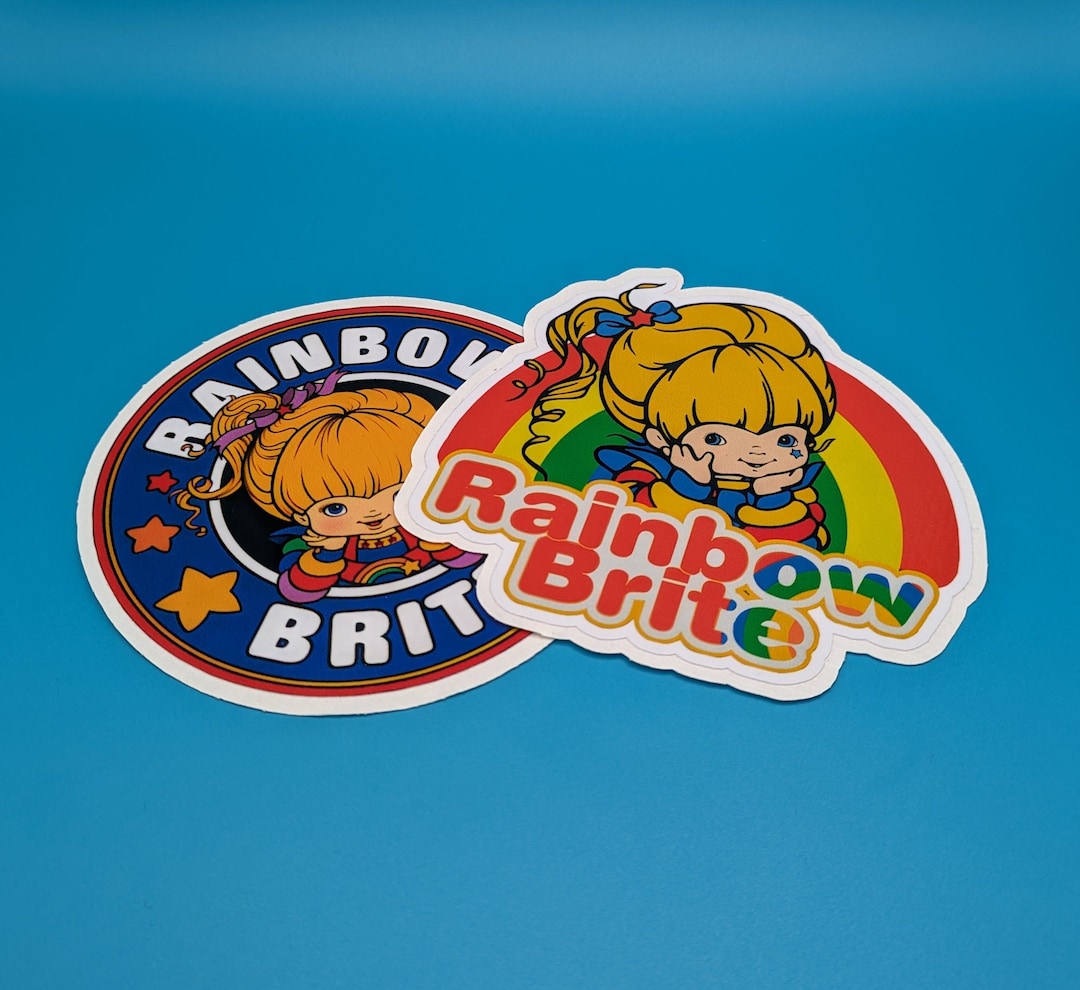 Rainbow Brite Decal Stickers - Etsy