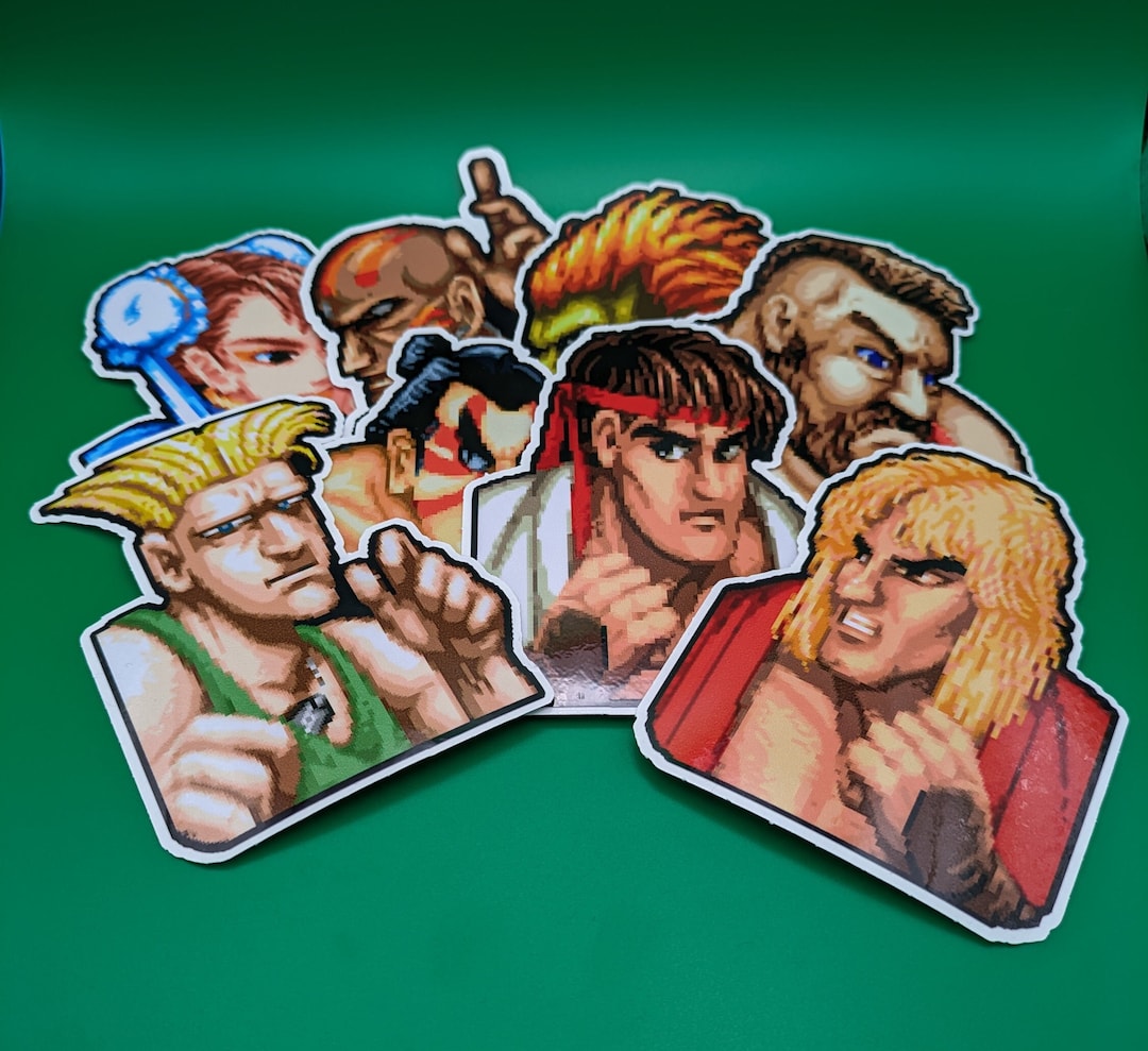 Street Fighter 2 Decal Sticker - Etsy