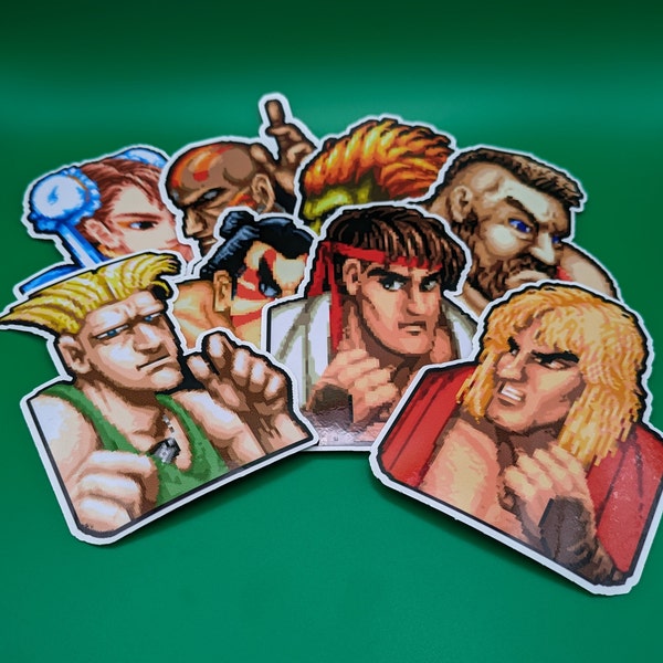 Street Fighter Stickers - Etsy