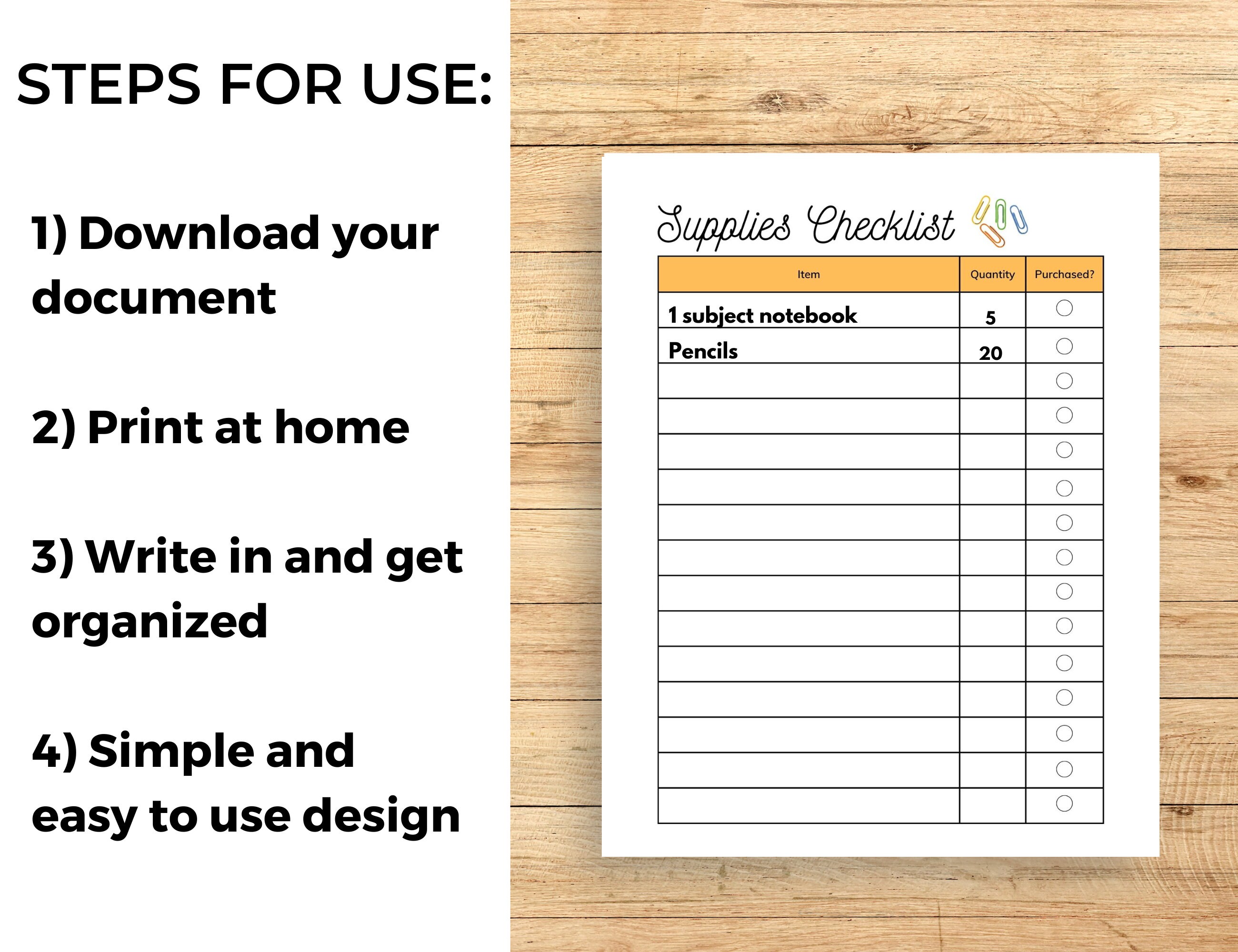 Back to School Bundle Printable | School Organization | Printable PDF ...