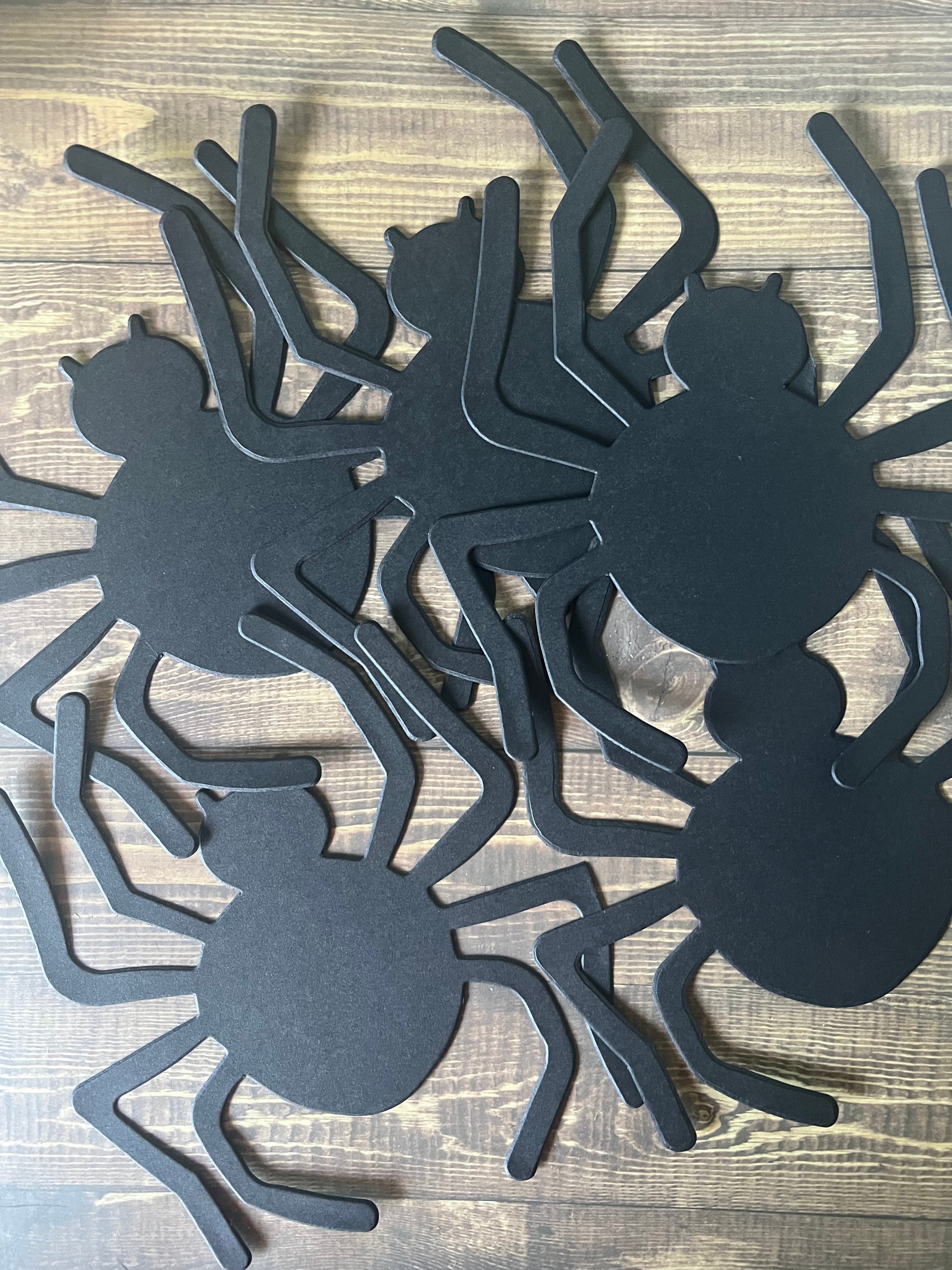 Big Spider Cut Outs, Decorations, Spider Table Confetti, Spider Lover ...