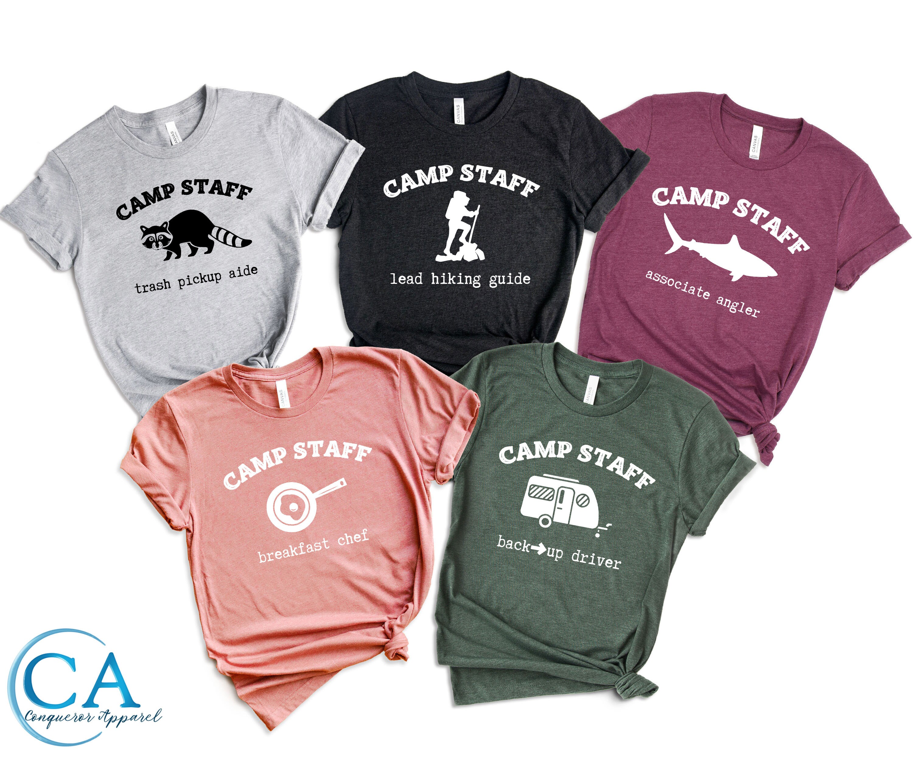 Matching Camp Staff Shirts Funny Camping Tee Family Camping - Etsy