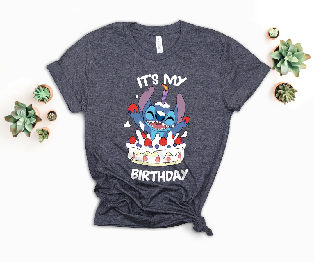 Disney Stitch It's My Birthday Shirt Stitch Birthday - Etsy