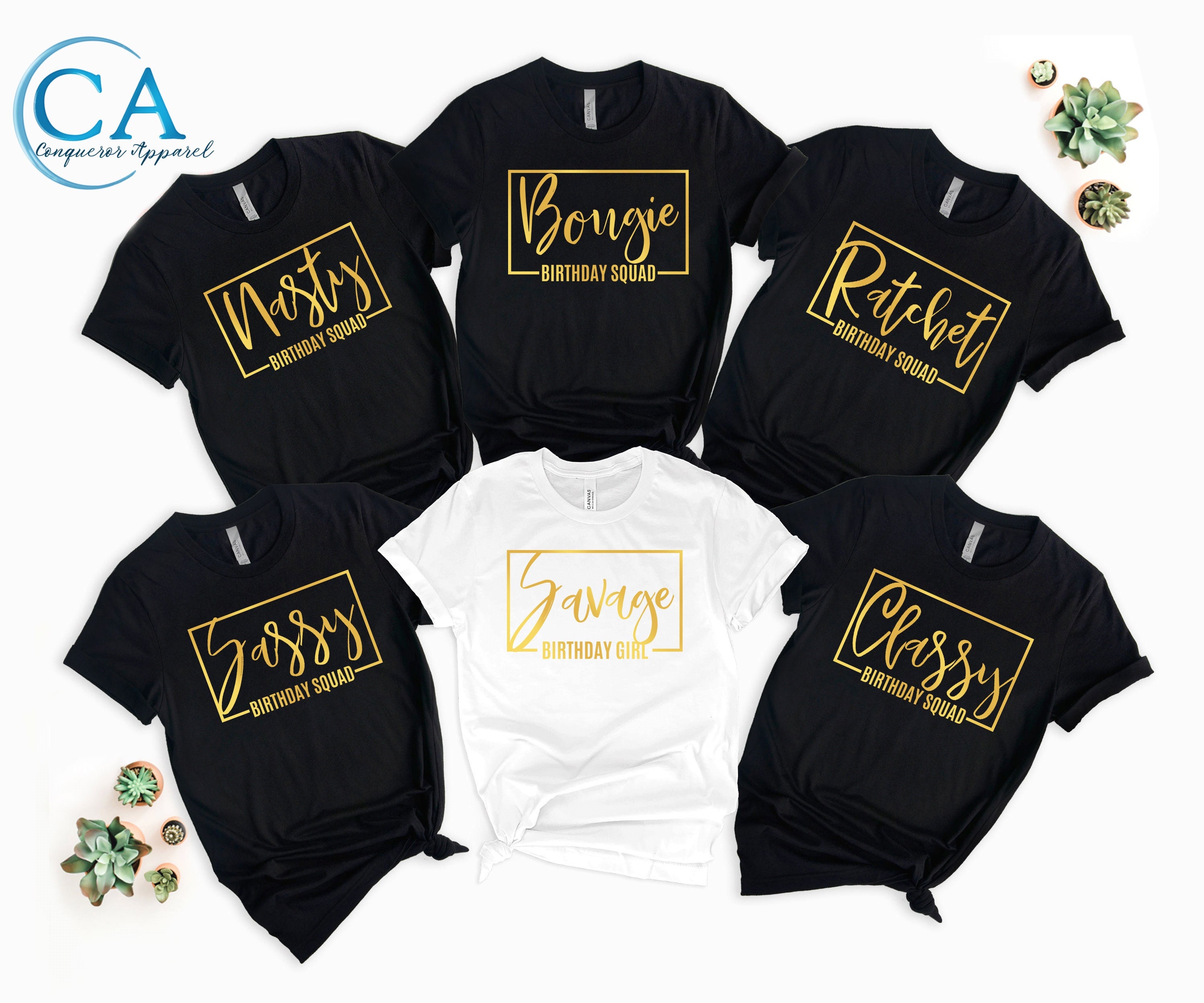 Savage Birthday Squad Shirt Birthday Squad Shirt Birthday - Etsy