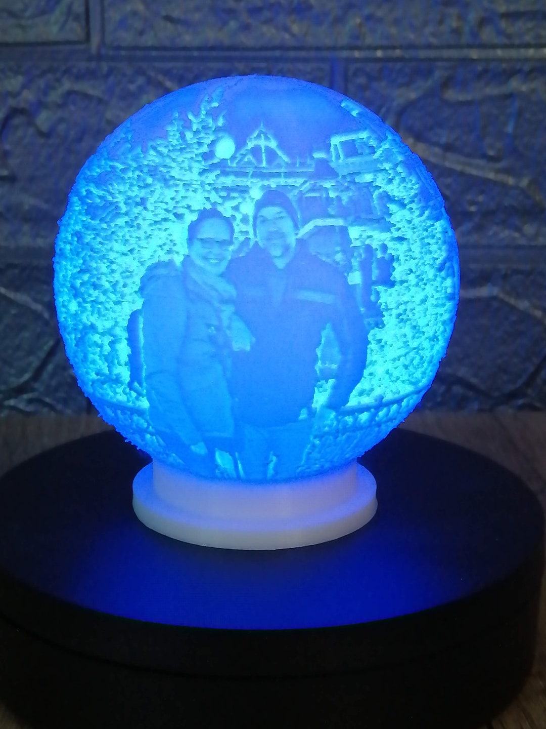 Moon Illuminated Photo Frame Featuring Any of Your Own - Etsy UK