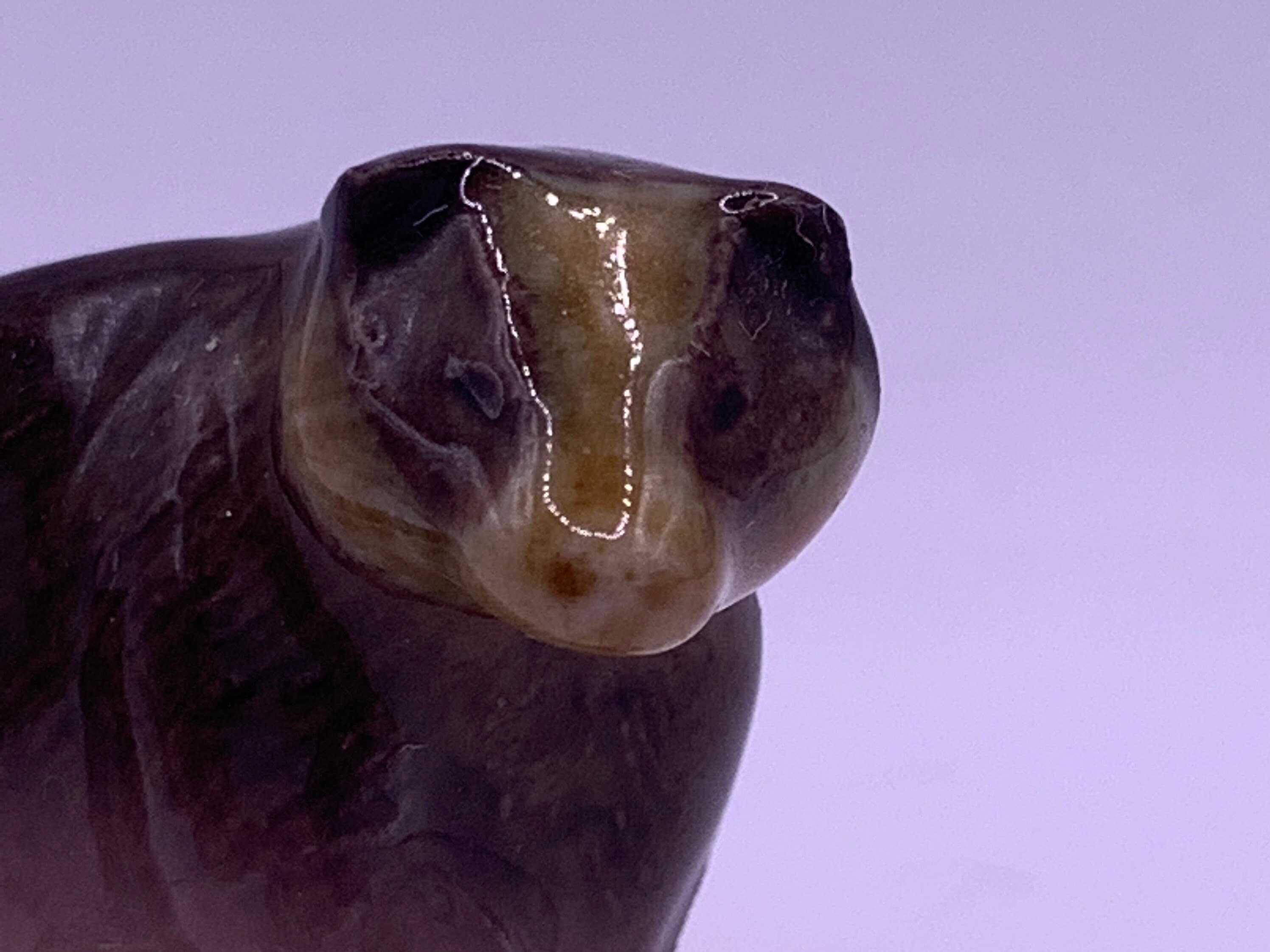 Large Sized Vintage Wade Whimsie Tiger and Badger Made in - Etsy