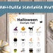 Printable Halloween Scavenger Hunt for Kids | Halloween Treasure Hunt ...
