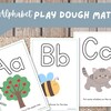 Alphabet Play Dough Mats Printable ABC Playdough Activity Mat Toddler ...
