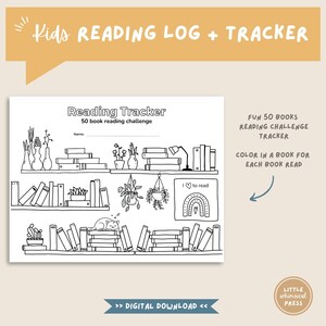 Printable Kids Reading Log and Reading Tracker | Summer Reading ...