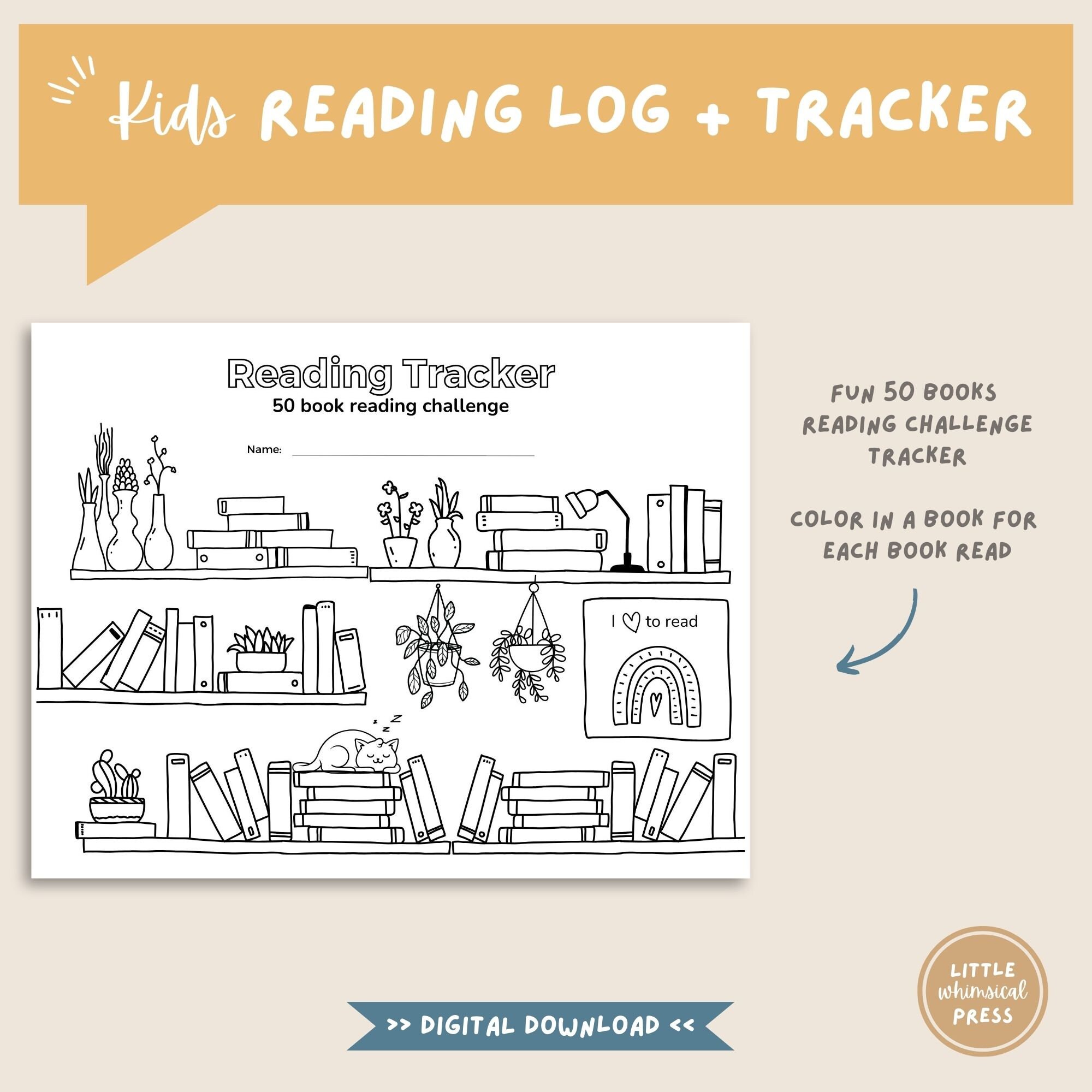 Printable Kids Reading Log and Reading Tracker | Summer Reading ...