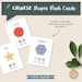 Simplified Chinese Bilingual 2D Shapes Flash Cards With Pinyin and ...
