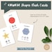 Simplified Chinese Bilingual 2D Shapes Flash Cards With Pinyin and ...