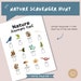 Printable Nature Kids Scavenger Hunt | Nature Study Fall Treasure Hunt ...