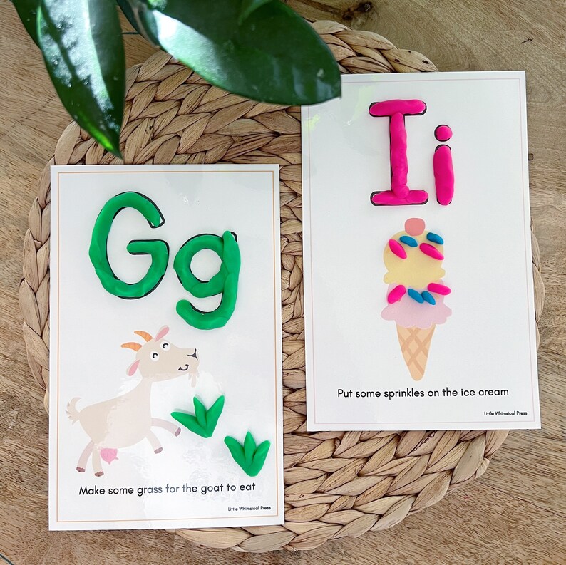 Alphabet Play Dough Mats Printable | ABC Playdough Activity Mat ...