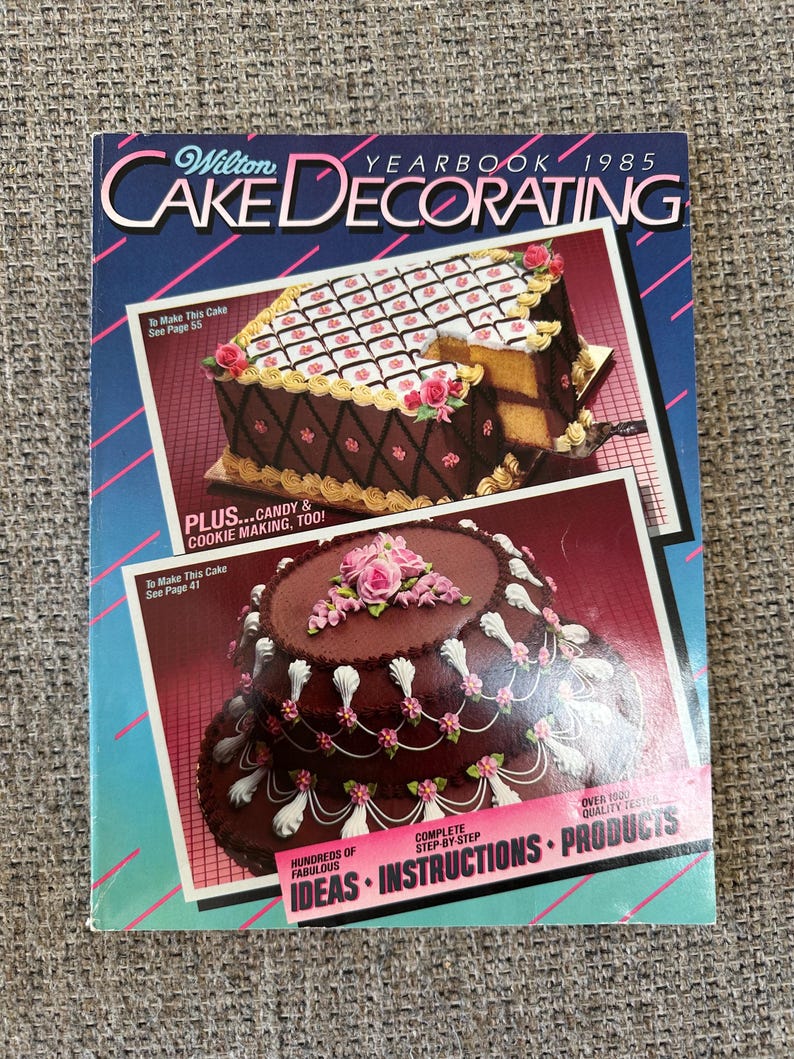 Vintage Wilton Cake Decorating Yearbook: Chocolate Cake Recipes - Etsy