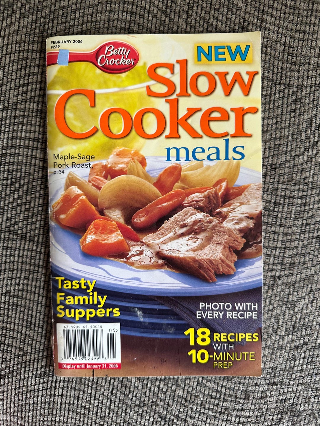 Betty Crocker Vintage Cookbook: Slow Cooker Meals (2006) - Etsy