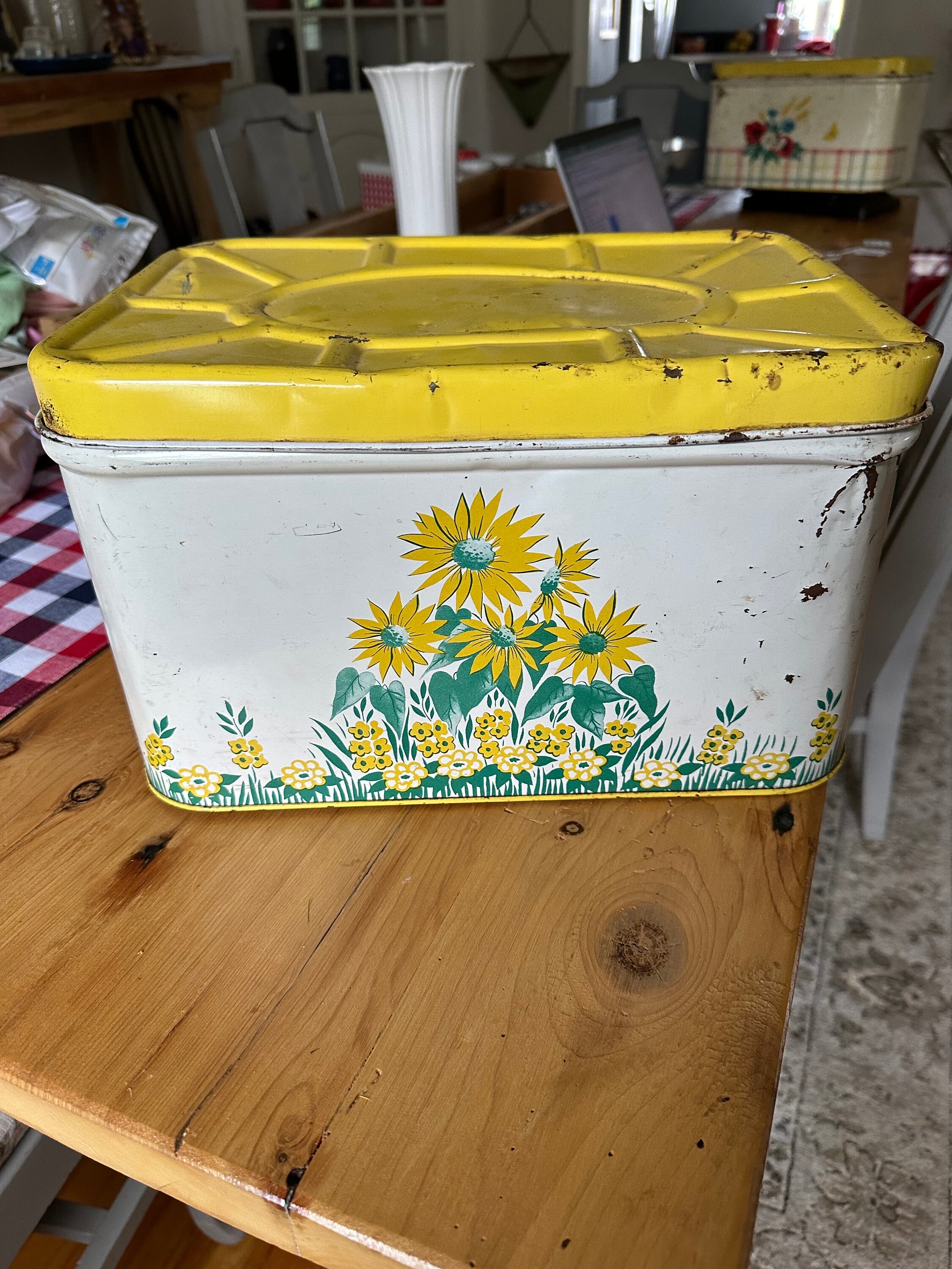 Vintage Breadbox - Etsy