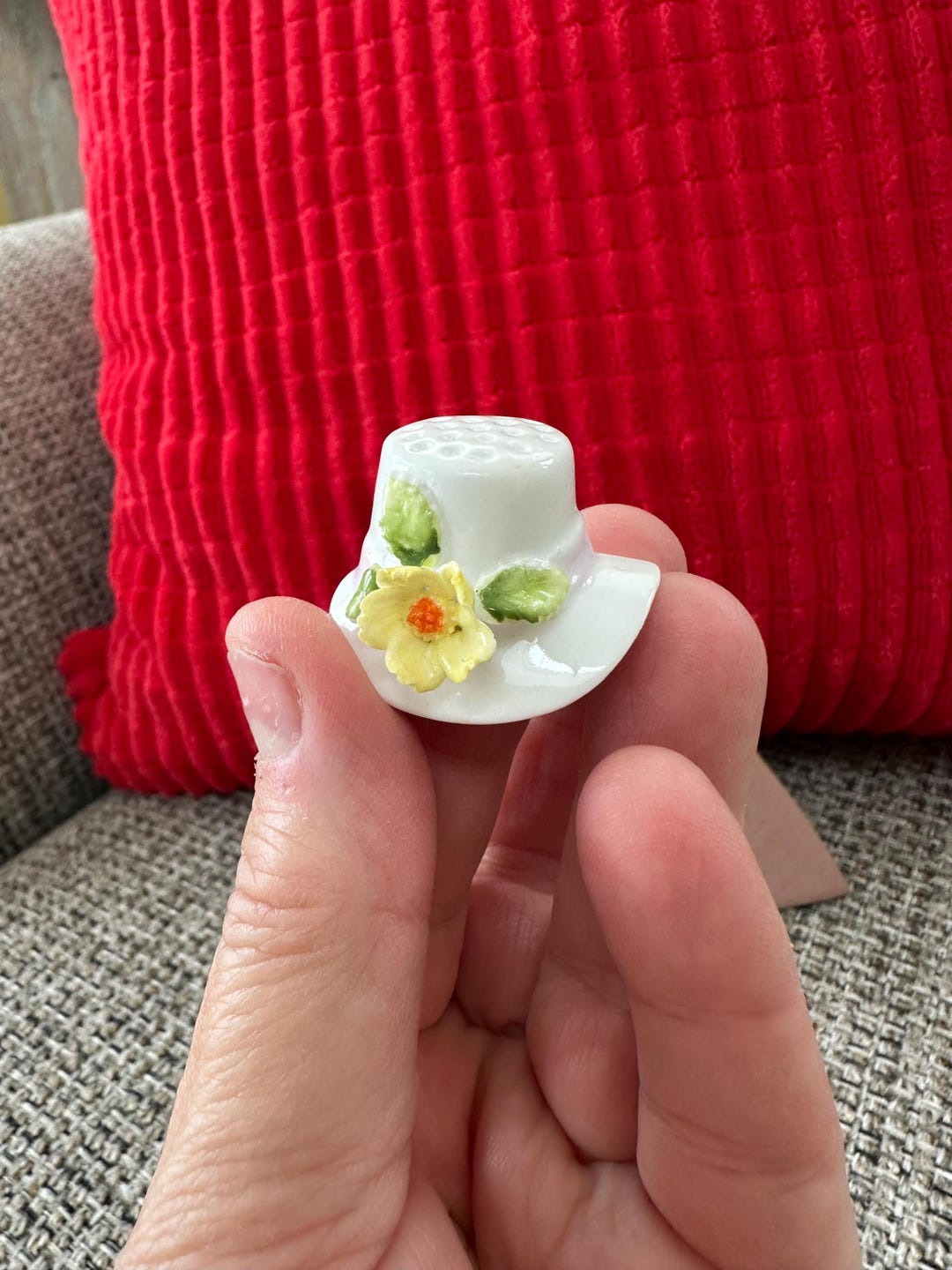 Enesco Lady Hat Thimble - Etsy