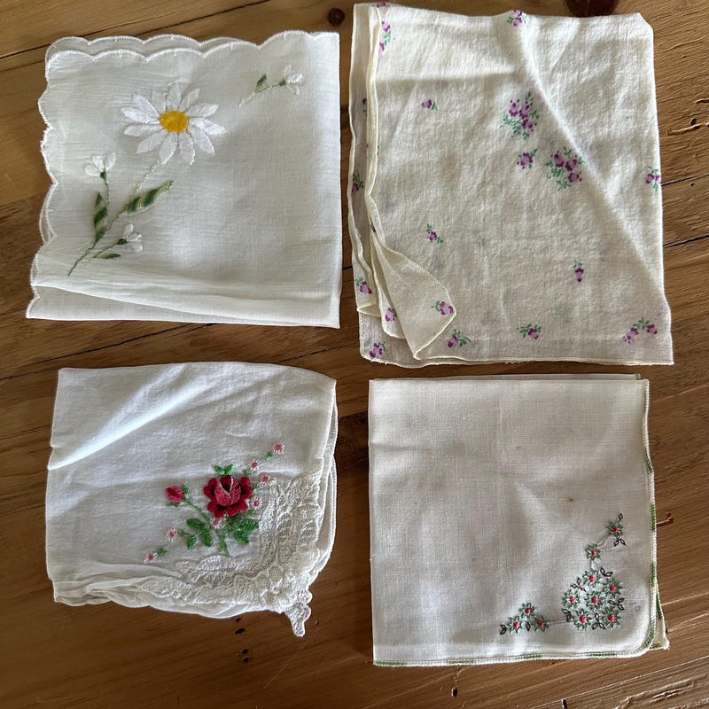 Vintage Handkerchief - Etsy
