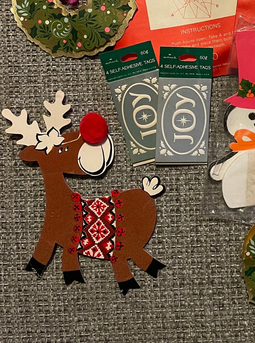 Hallmark Vintage Christmas Paper Decorations - Etsy