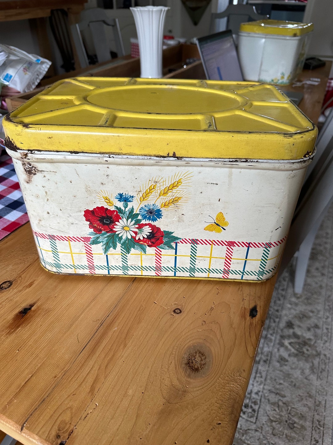 Vintage Breadbox - Etsy