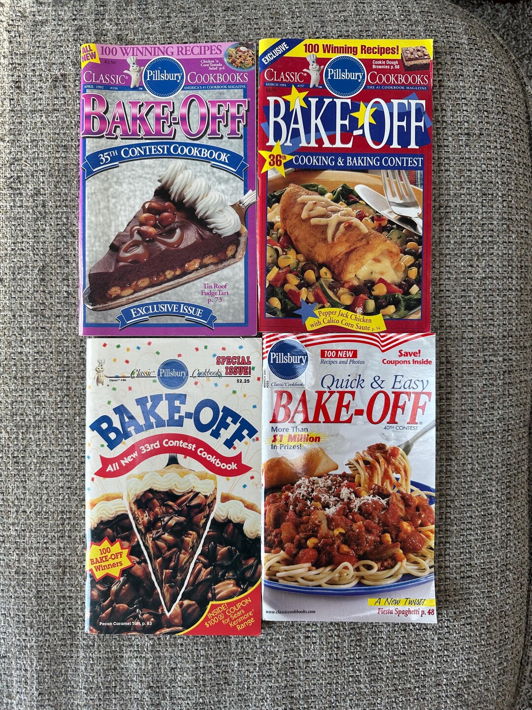Pillsbury Bake-off Cookbook, Vintage Storefront Cookbook, Vintage ...