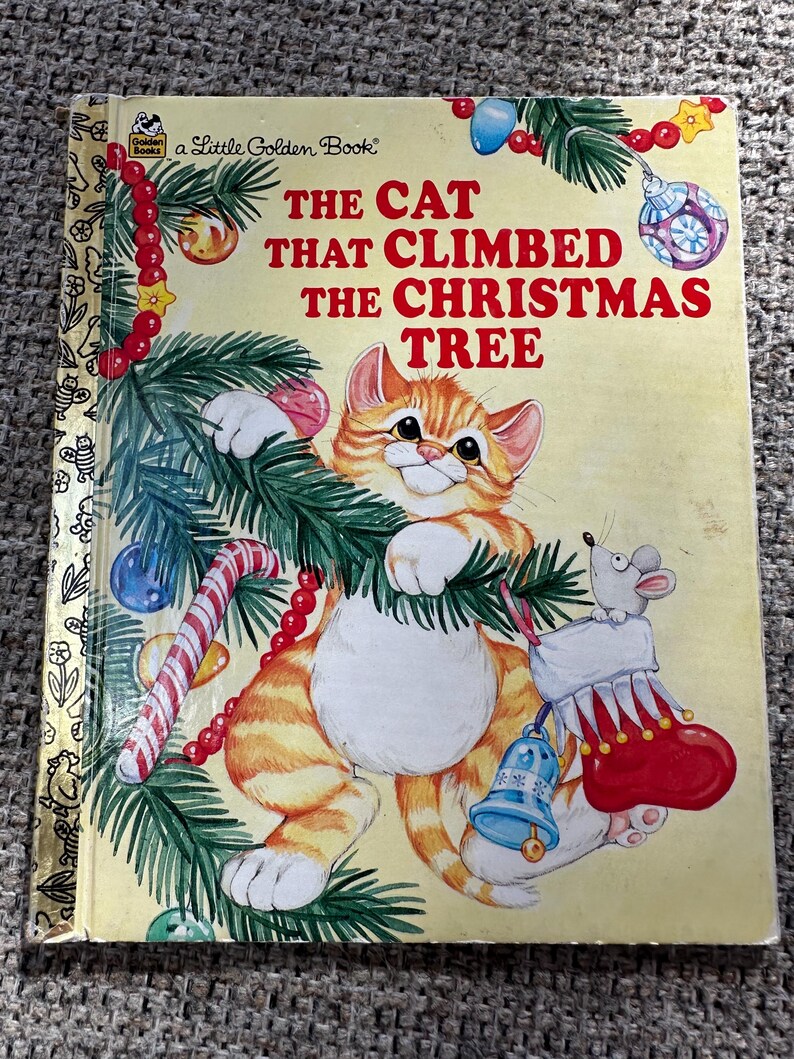 Christmas Little Golden Book: Jingle Bells, Cat, Mice, Rudolph - Etsy