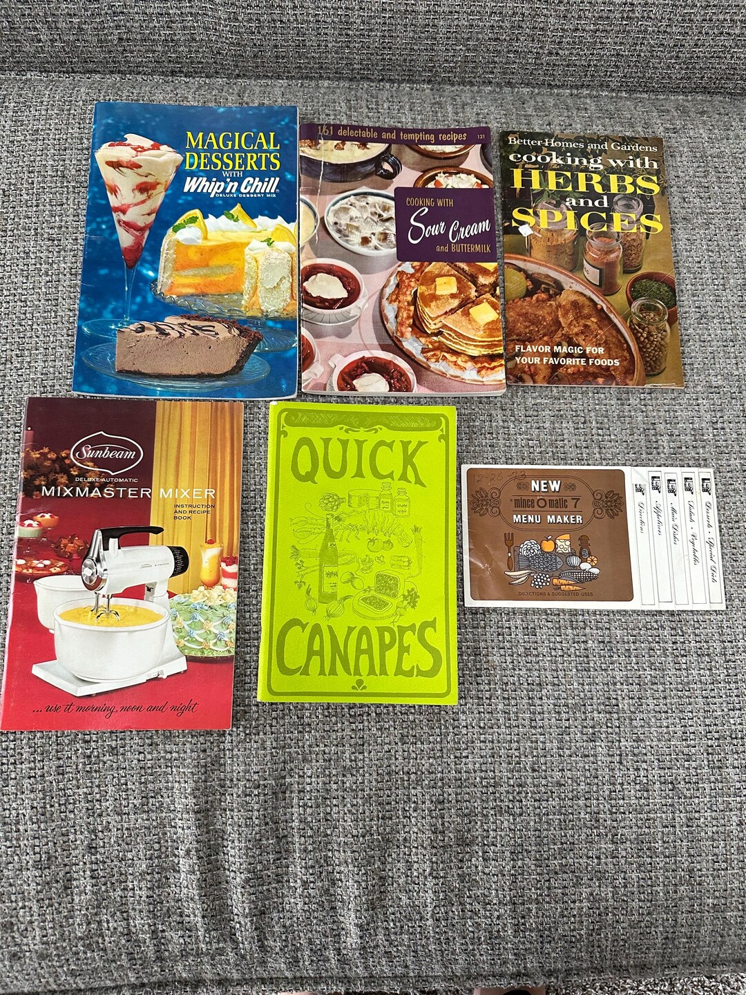 1960's Vintage Recipe & Instruction Booklet, Vintage Cookbook, 1960's ...