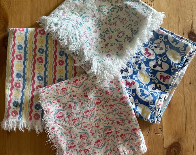 Vintage Flour Sack Fabric, Vintage, Crafting, Sewing, Fabric, - Etsy