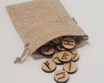 Wooden Rune Set - Etsy