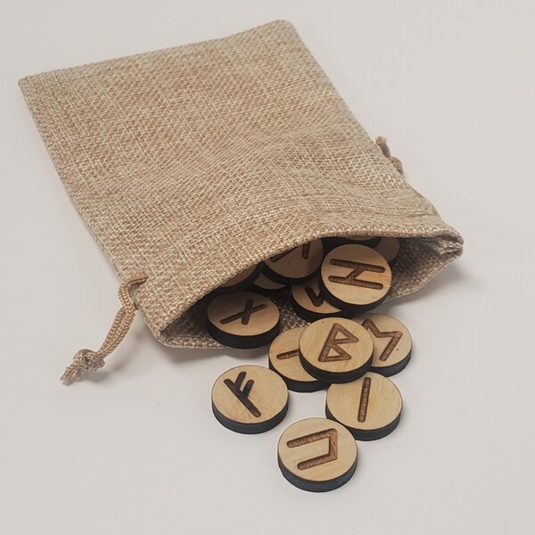Wooden Runes - Etsy