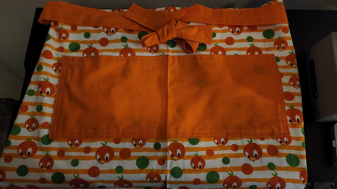 Orange Bird Hostess Apron - Etsy