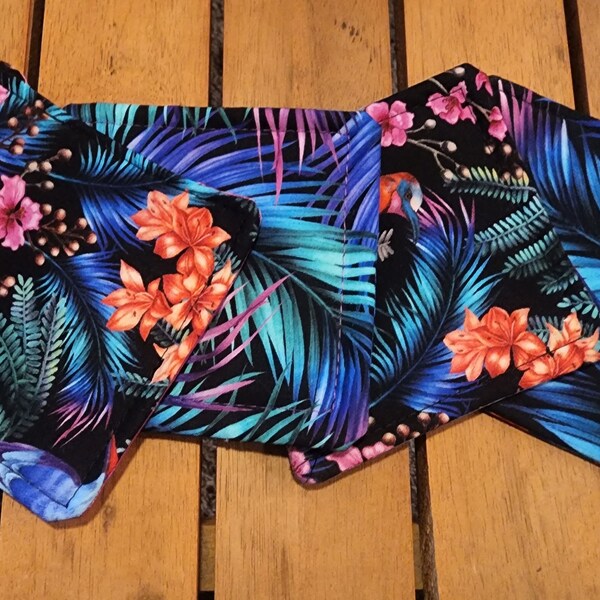 Tropical Coasters - Etsy