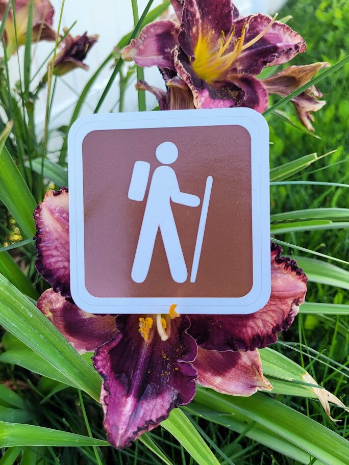 Hiker Sign Decal! - Etsy