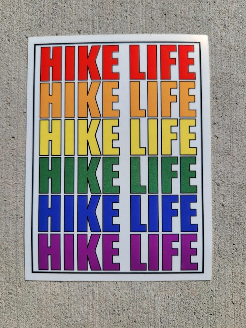 Hike Life Pride Decal! - Etsy